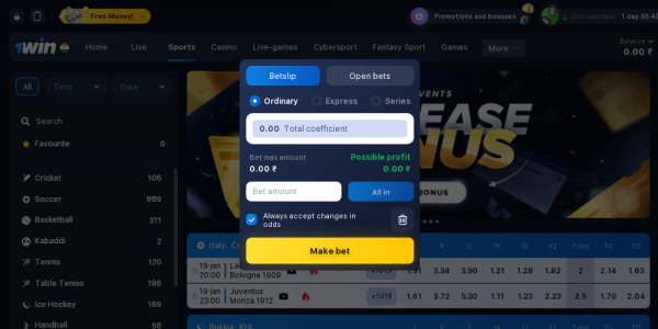 1win Bet India Official Site - Betting and Casino Online | Bonus ...